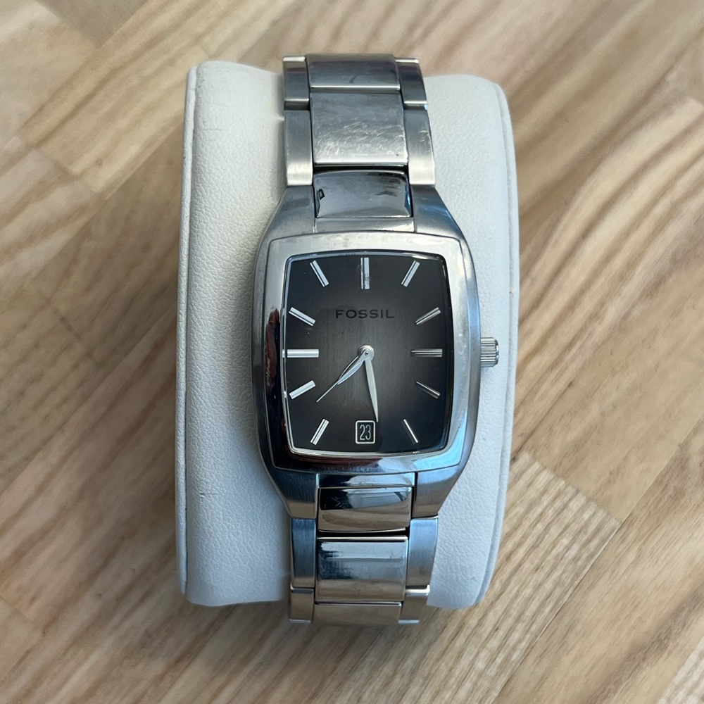 Fossil Men’s Watch Arkitekt Black Dial Stainless Brac… - Gem